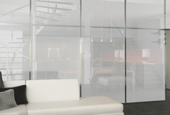 White Laminated Glass - Level 3 - "White Bisque" | Bendheim