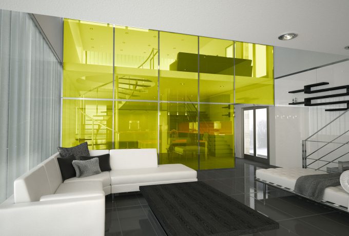 Colored Architectural Glass "Canary Yellow" | Bendheim