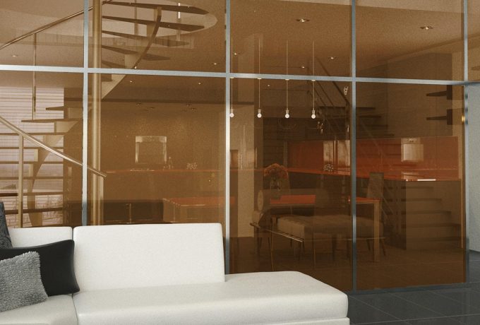 Colored Architectural Glass "Dark Bronze" | Bendheim