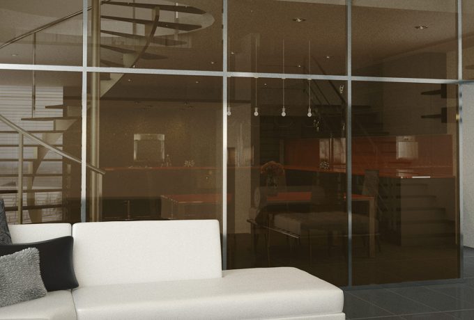 Colored Architectural Glass "Light Antiqued Bronze" | Bendheim