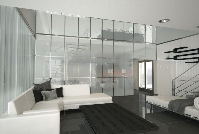 Lamberts Mouth-Blown "White Opal Reamy" | Bendheim