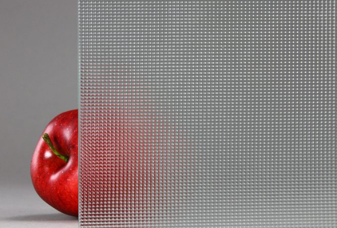 Textured Architectural Glass "Small Grid" | Bendheim