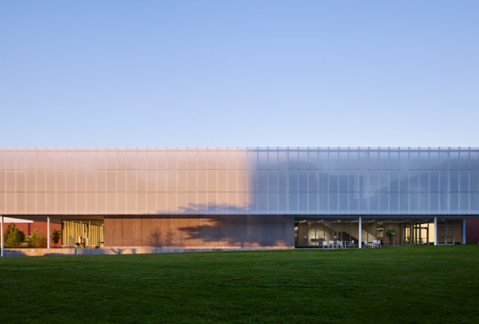 Lumi Frit™ | Surface 1 Frit Glass, Small Dot + Etch | Bendheim