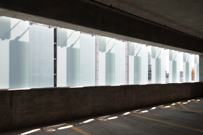 1 S Halsted Parking Structure | Bendheim Ventilated Glass Facade