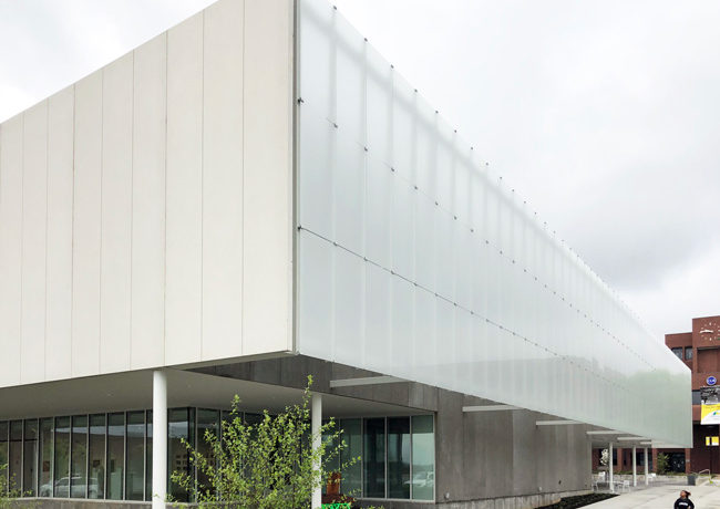 Lumi Frit™ | Surface 1 Frit Glass, Small Dot + Etch | Bendheim