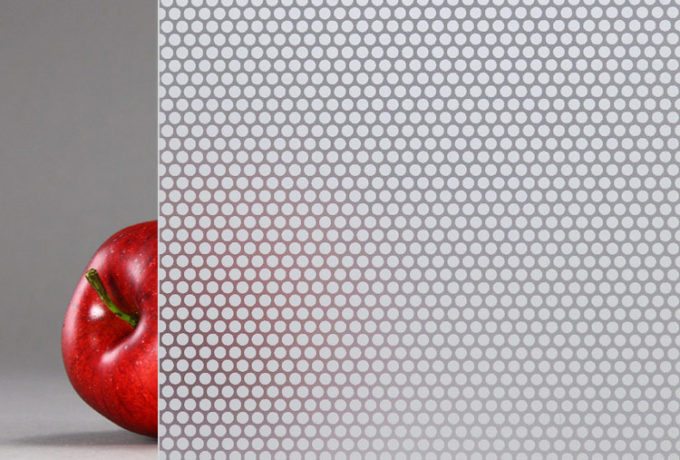 Lumi Frit™ | Surface 1 Frit Glass, Small Dot + Etch | Bendheim